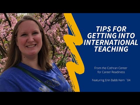 Teaching internationally