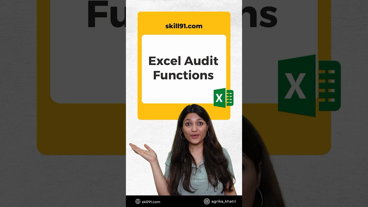 Most Useful Excel Functions for Auditing #shorts #excel #audit