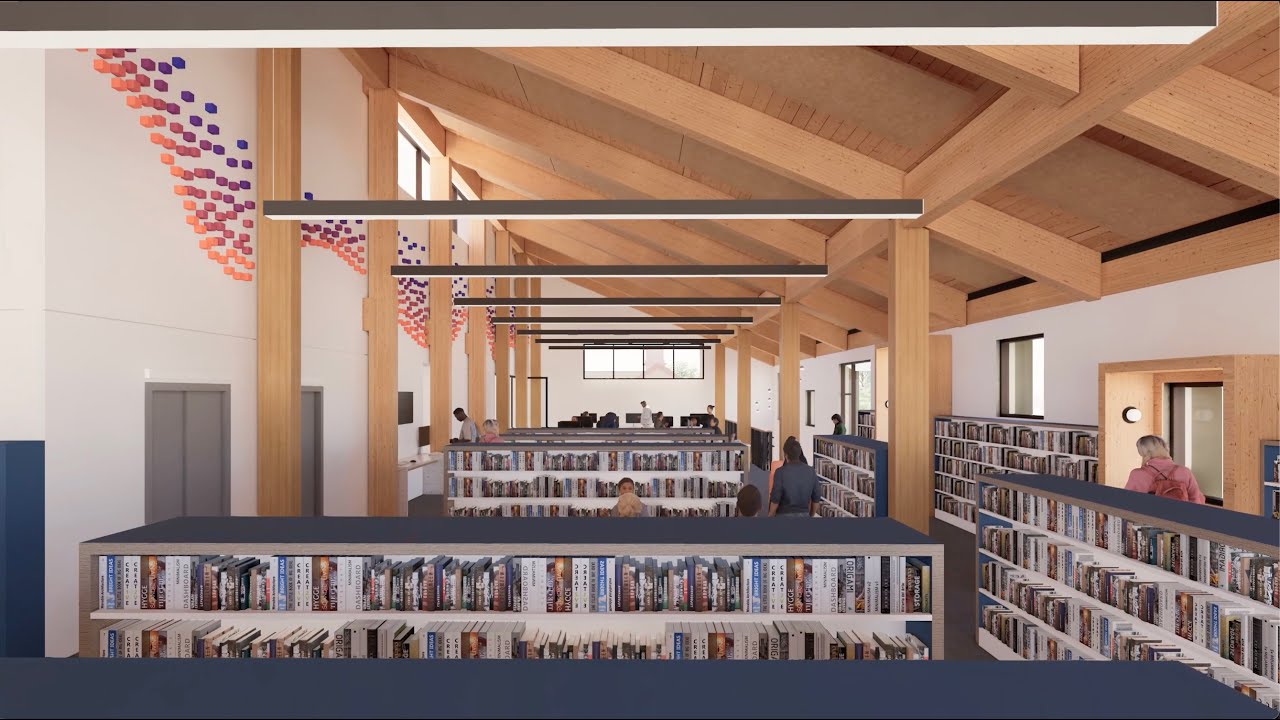 Belmont Library Fly Through