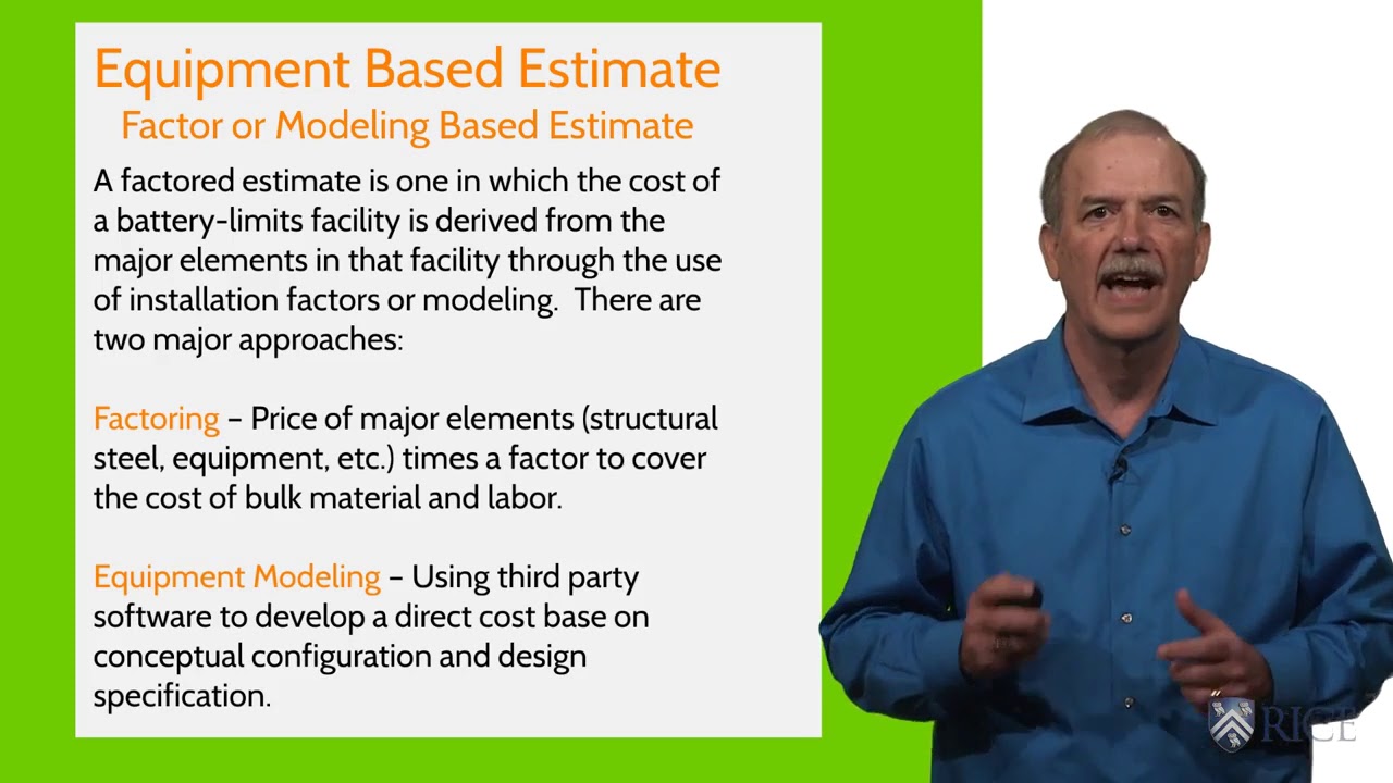 Type of Estimates - Engineering Project Management: Scope, Time and Cost Management