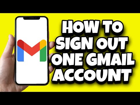 How To Sign Out One Gmail Account When Using Multiple Accounts In Laptop (Legit)
