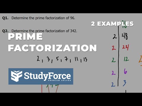 Determine the Prime Factorization | Examples