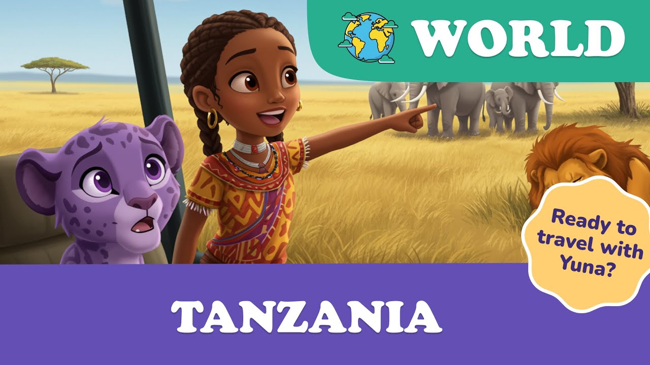 Discover Tanzania's Hidden Gems with Yuna!  Books we love  Picture for kids  Read aloud book  ESL