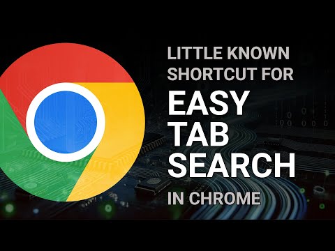 Too many browser tabs open? Check out this tip for easily searching for the one you need!