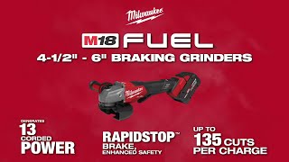MILWAUKEE M18 FUEL™ 125 mm uhlová brúska s posuvným spínačom 2.GEN ...