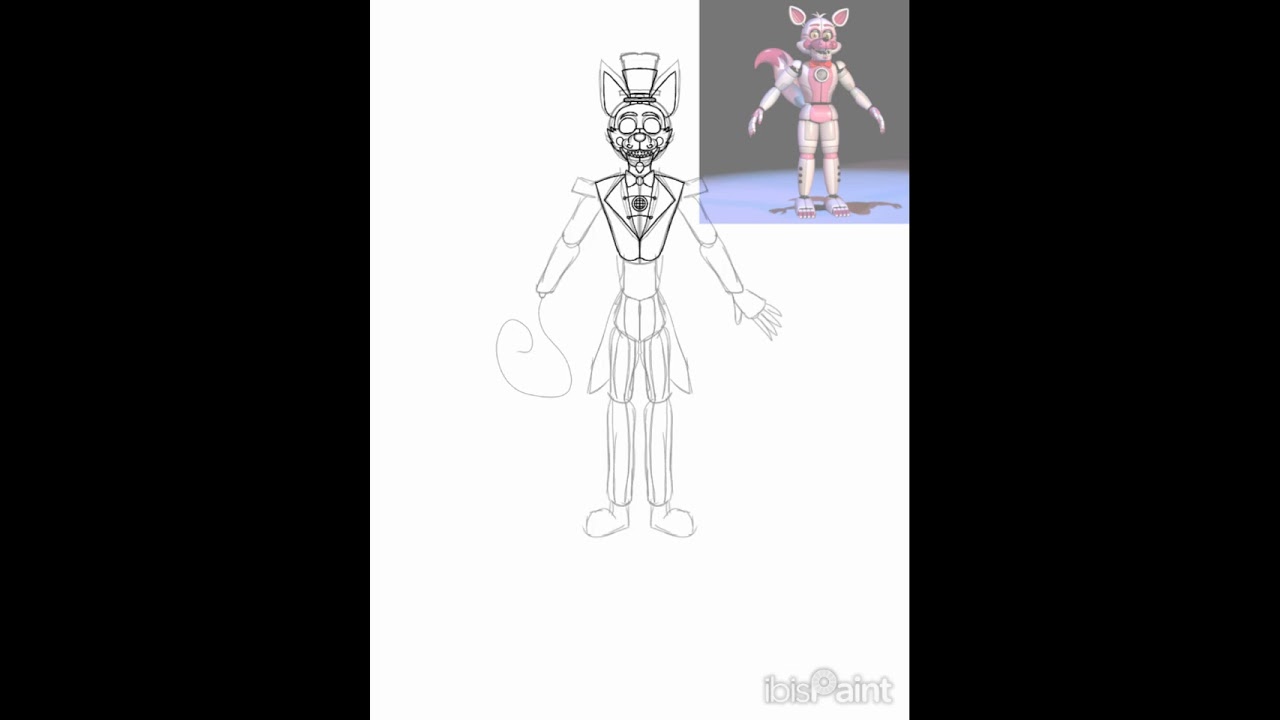 i re designed Funtime foxy from five nights at Freddy's sister location (V2)