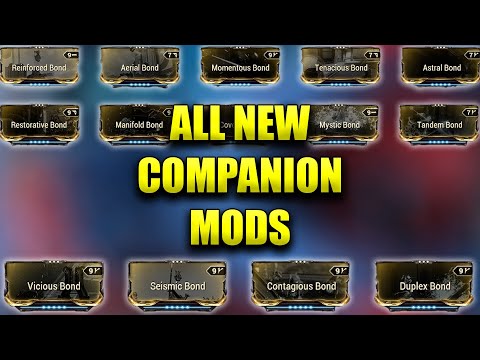 Where To Farm New Warframe Companion Bond Mods! Warframe Beginners Guide