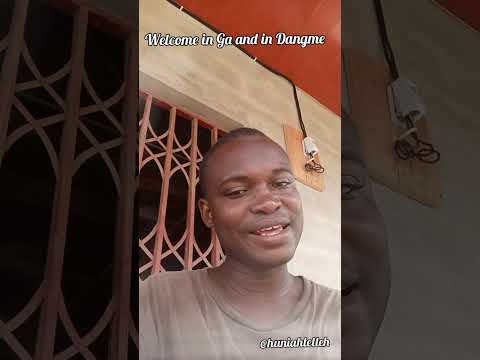 How to say welcome in Ga language and Dangme