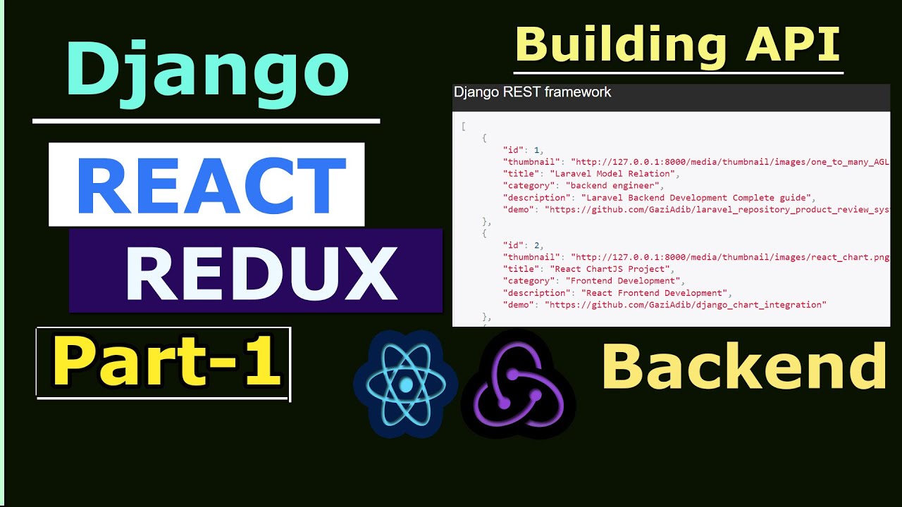 Django + React +  Redux Project Part-1 || Build Backend | REST API With Django Rest Framework🔥🔥