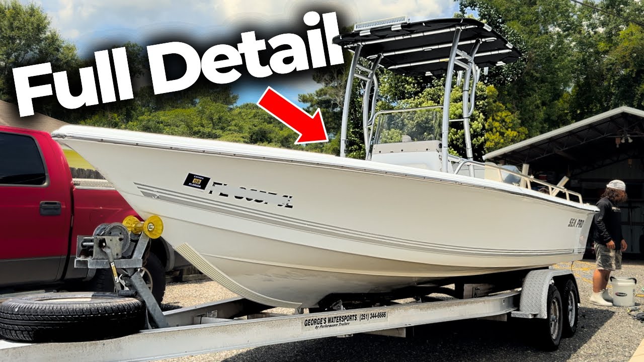 Detail & Buff a boat like a PRO! 