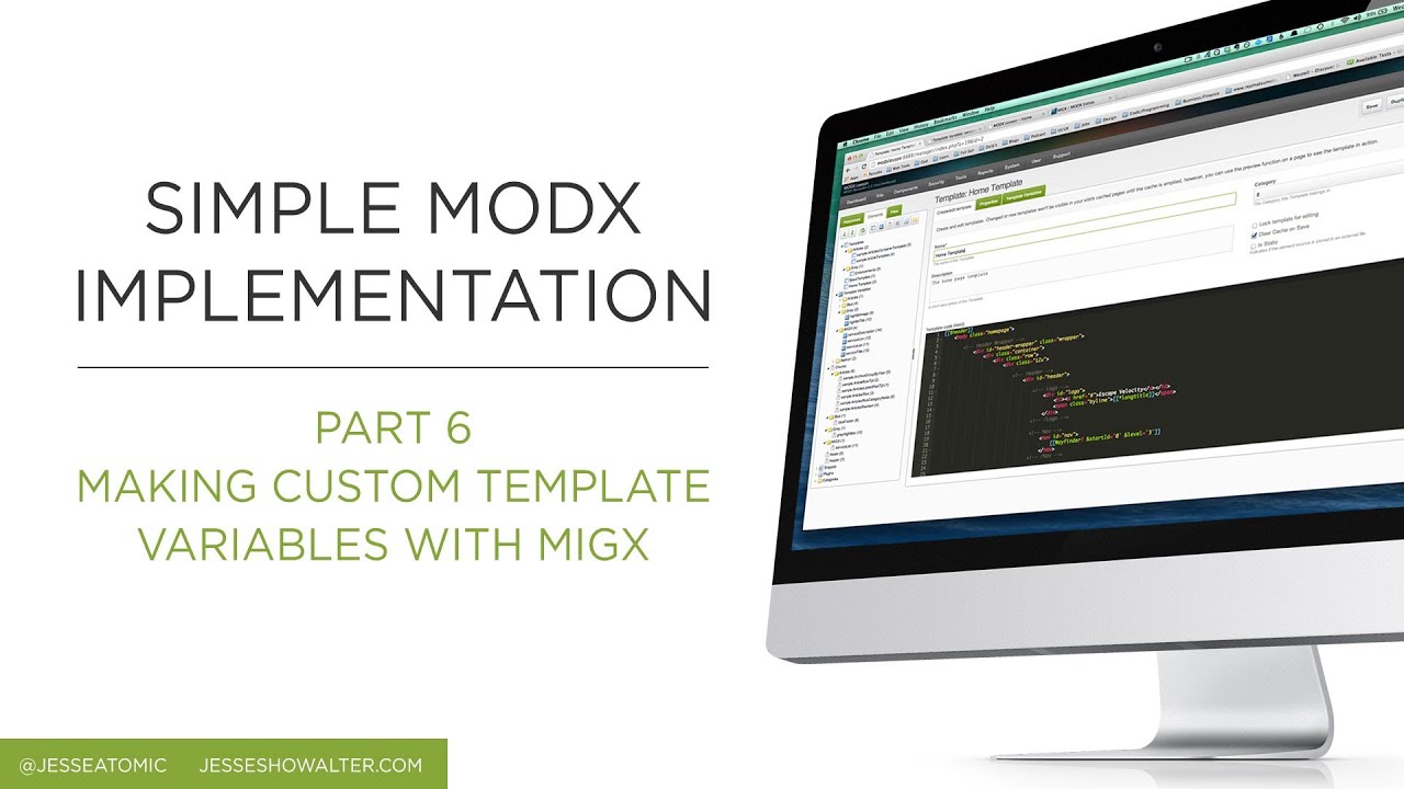 MODX Implementation Part 6 - Making custom template variables with MIGX