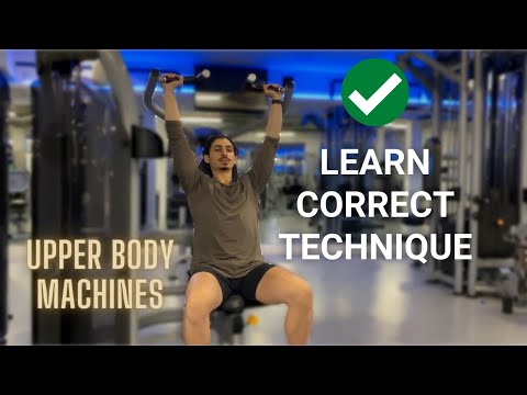 Beginner’s Guide To Gym Machines | Part 1: Upper Body Resistance Machines | How To Use Them