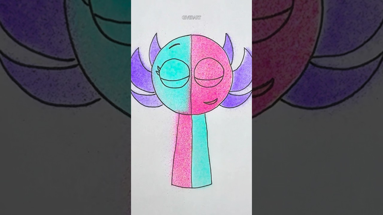 Sprunki OC Semihemi Phase 4 Draw Paintng Art #sprunki #incredibox #shortsviral