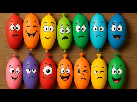 Making Slime with Funny Emoji Balloons - Satisfying Slime Video ASMR