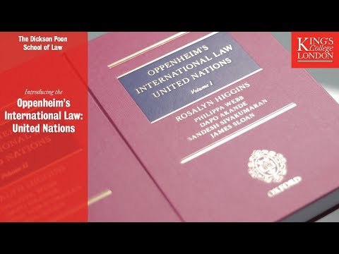 An Introduction to 'Oppenheim's International Law: United Nations'