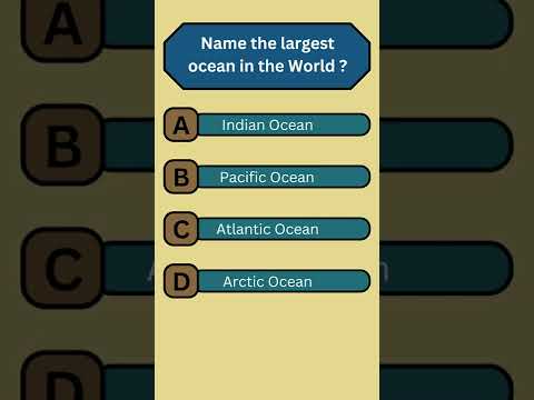 Largest Ocean | Geography Quiz | Quiz 60