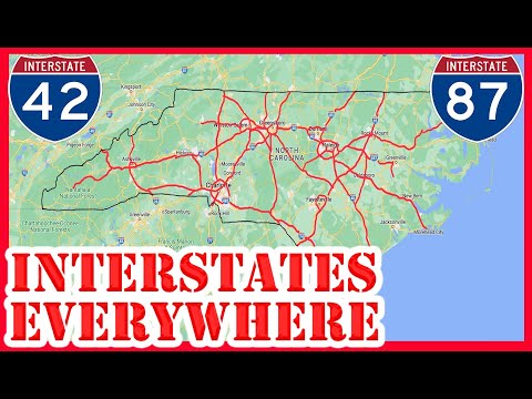 Why North Carolina is COVERING the ENTIRE State in Interstate Highways