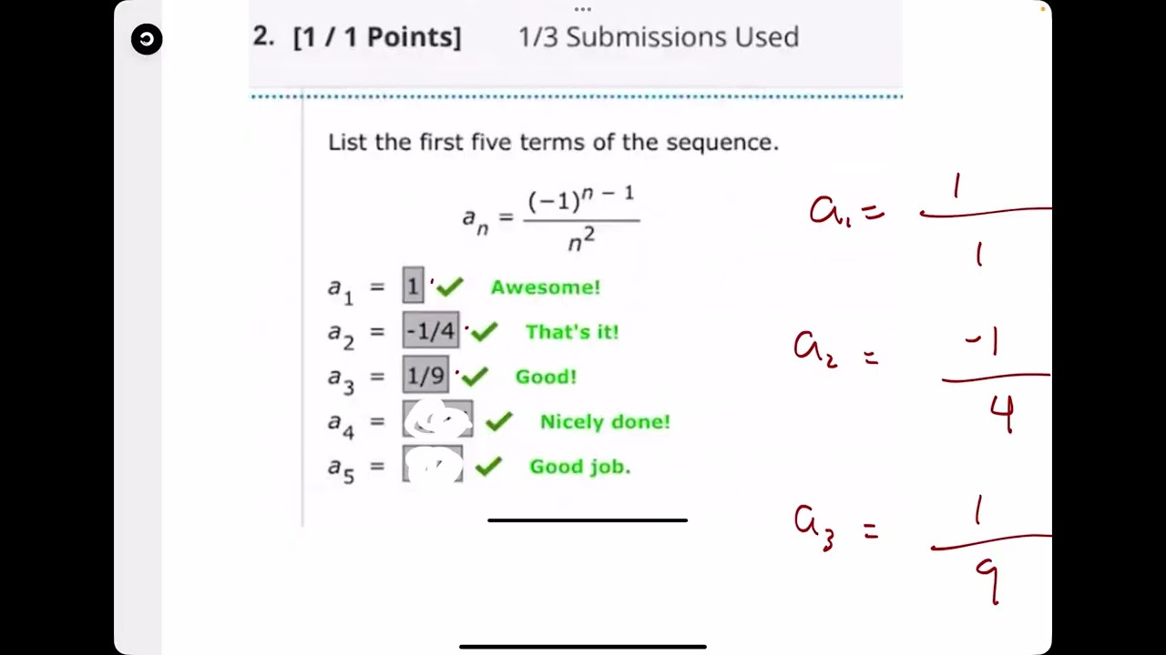 Math 1226 - Homework 11.1a