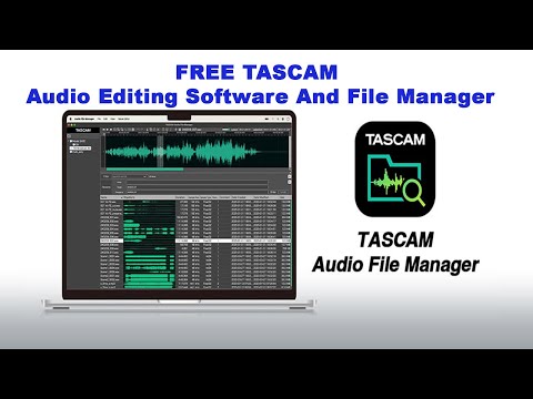 Tascam Free Audio Editing Software And File Manager