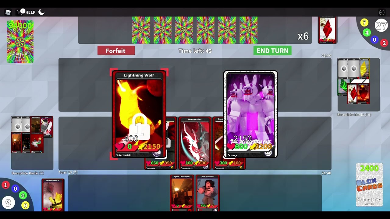 Blox Cards destroying Incomplete Blobgotten One