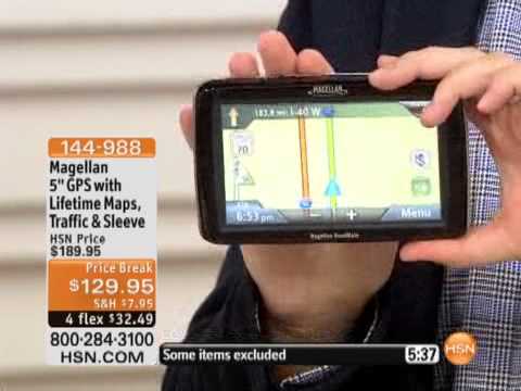 Magellan RoadMate 5" Widescreen GPS with Lifetime Maps