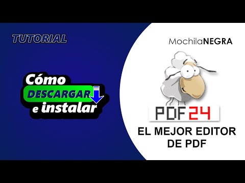 El mejor editor de PDF gratuito - Cómo descargar e instalar pdf24