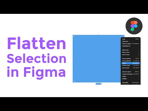 Flatten Selection in Figma