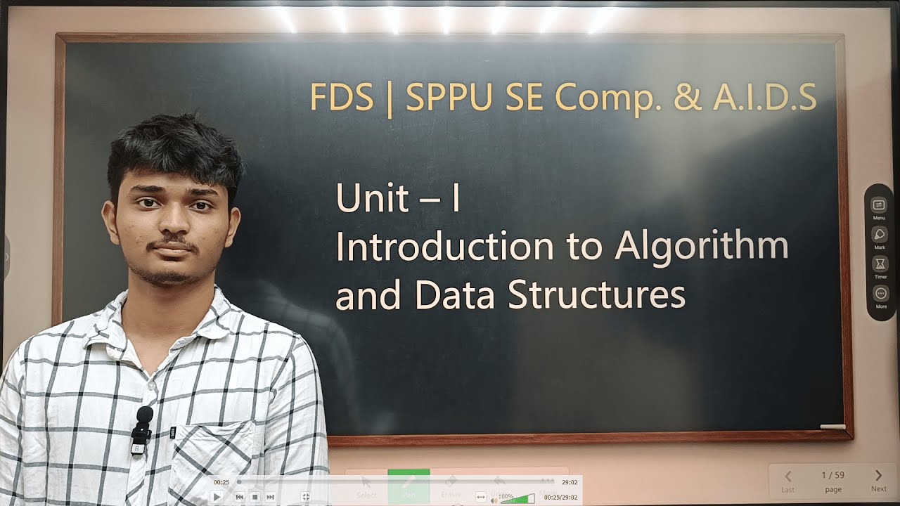 FDS | Unit 1 | Introduction to Algorithm & Data Structures | SPPU S.E. Comp & A.I.D.S. | Oneshot