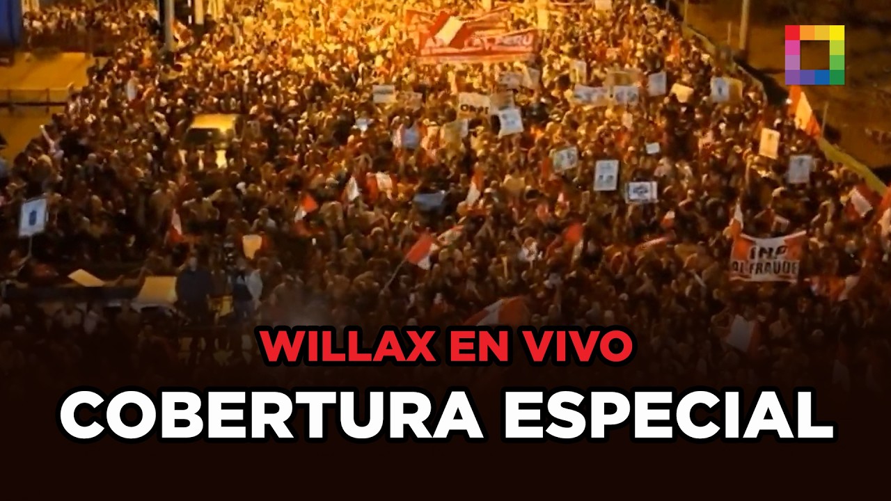 Willax en vivo - COBERTURA ESPECIAL: MARCHA POR LA DEMOCRACIA - 09/05/26 | Willax
