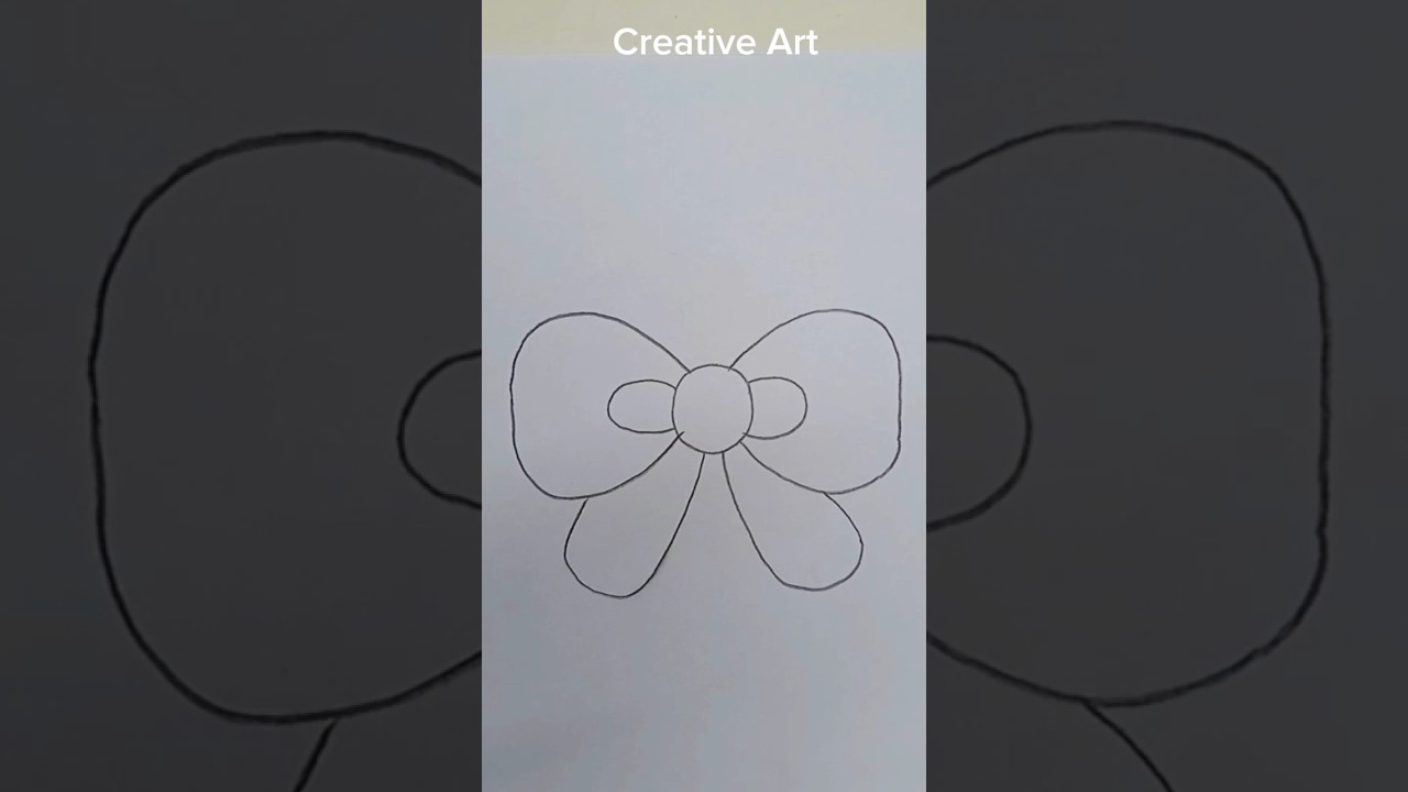 Cute bow drawing |Creativeartwb