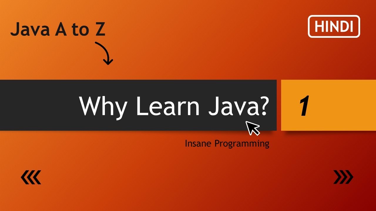Why Learn Java [1] | Java A to Z