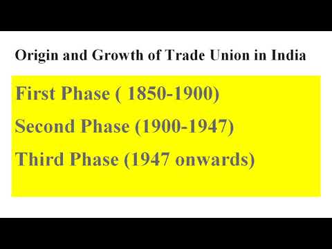 Trade Union: Meaning, Origin & Growth in India