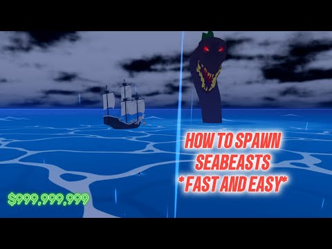 HOW TO SPAWN SEABEASTS IN BLOX FRUIT🐲| GUIDE FOR BLOX FRUIT |💰*FAST AND EASY*💰|