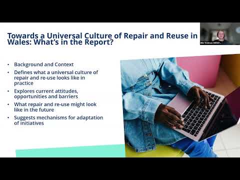 Towards a Universal Culture of Repair and Reuse in Wales