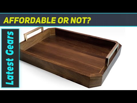 Decorative Acacia Wood Ottoman Tray - The Ultimate Multipurpose Tray