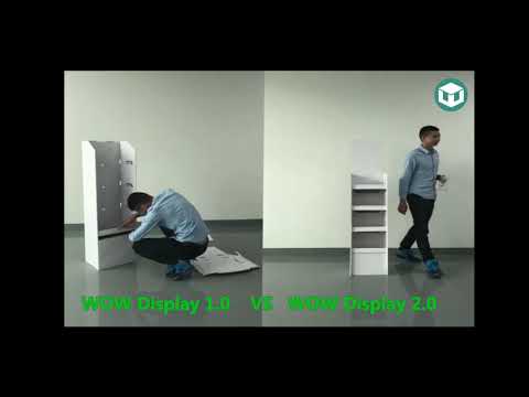 WOW Display | Cardboard POP Up Display Stand