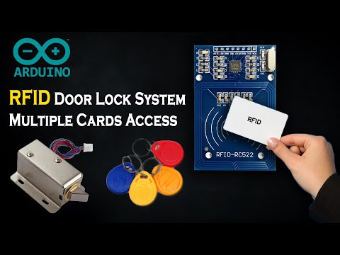 Arduino RFID Master Card Door lock System | Multiple Cards (MFRC522)