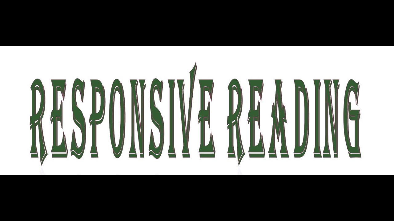 Responsive Reading