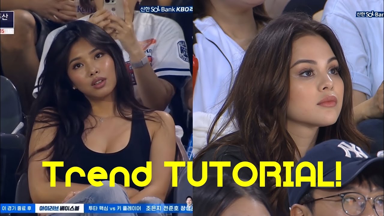 Baseball broadcast trend Tutorial | Ai korean baseball video trend | Ai Baseball stand prompt 