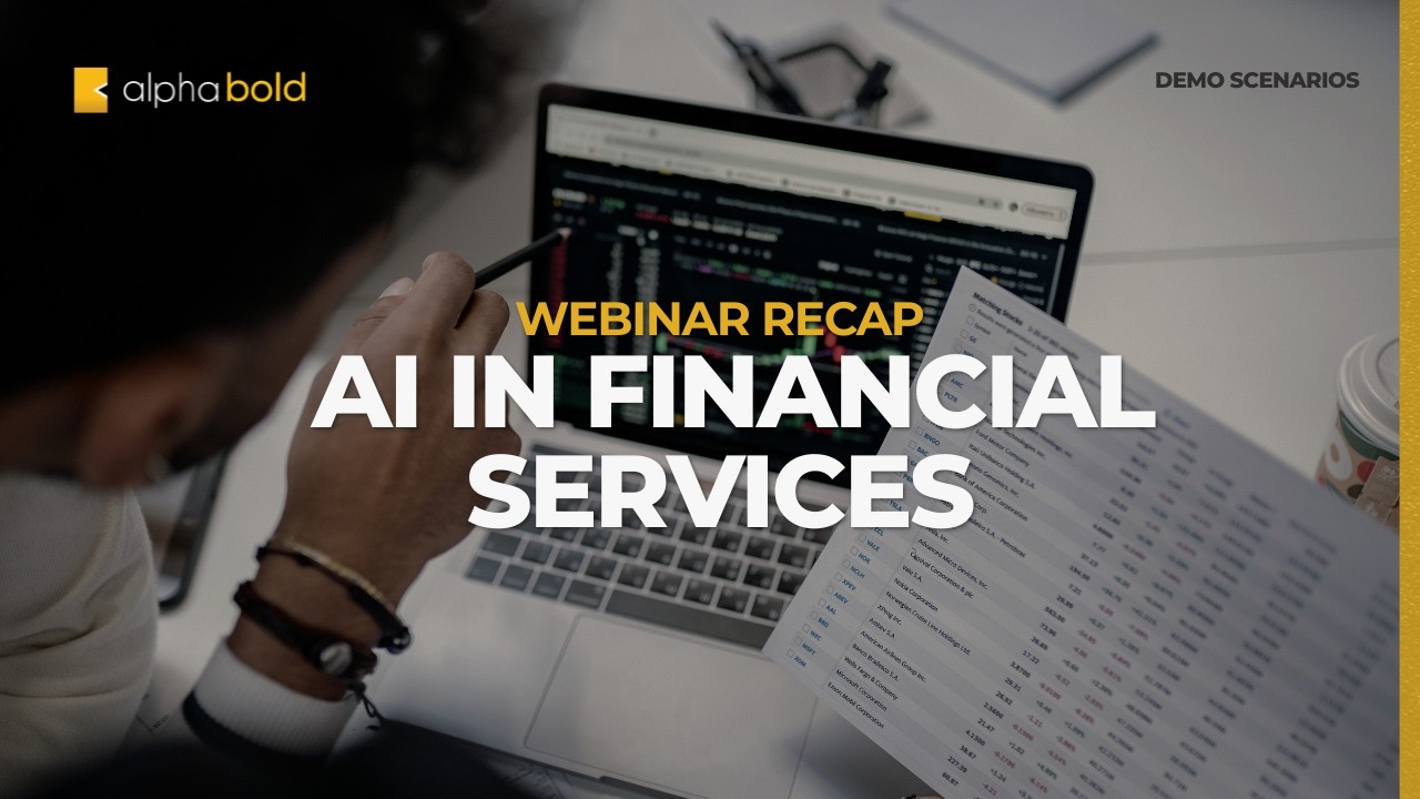 AI in Financial Services | Practical Use Cases for Automation, Insights, and Efficiency
