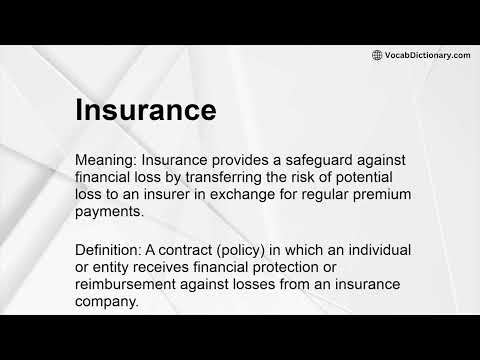 Insurance Meaning