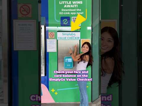 Check your #SimplyGo fare and card balance at the new SimplyGo Value Checker! π‘