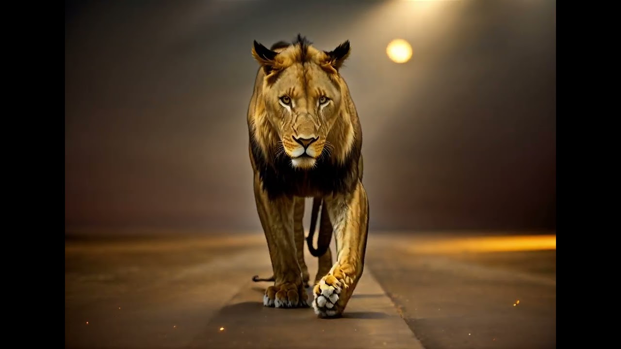 stable diffusion lion animation