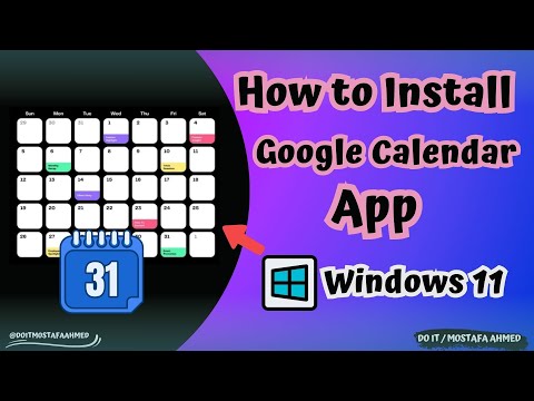 How to Set Up Google Calendar as an App on Your Computer | Easily