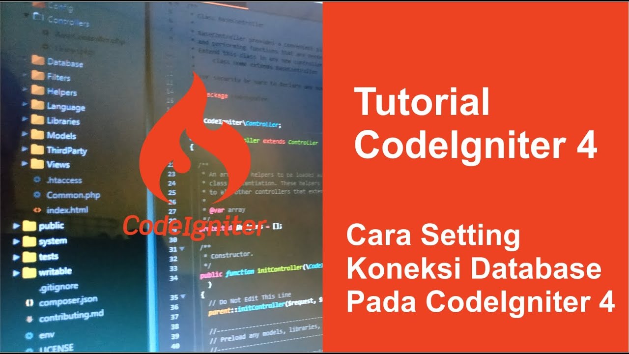 4. Tutorial Codeigniter 4 - Cara Setting Koneksi Database Pada CodeIgniter 4
