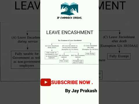 LEAVE ENCASHMENT | INCOME FROM SALARY | #leaveencashment #incomefromsalary | #jpcc | AY. 2022-23