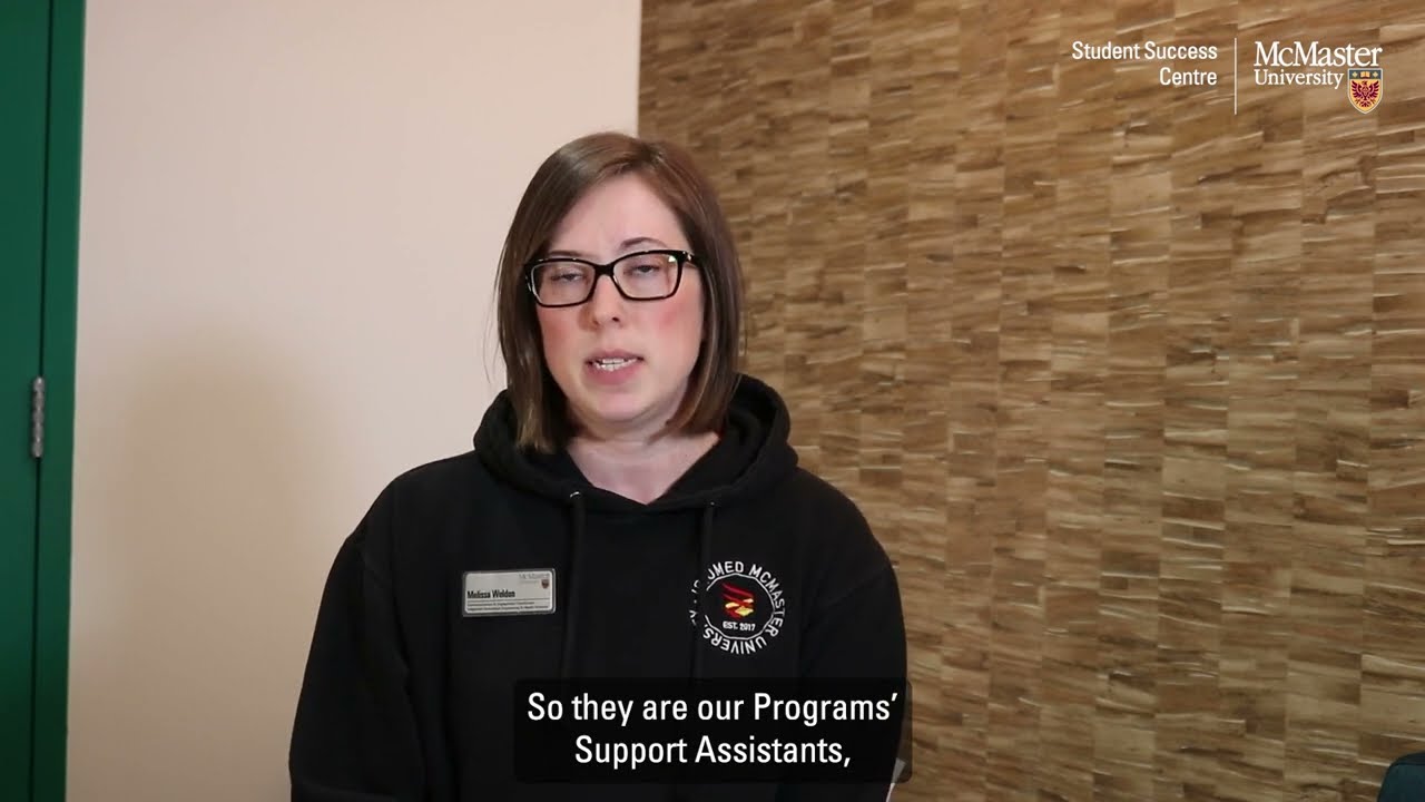 Staff share positive experiences with McMaster work-study students |#McMasterU #MacSSC #campusjobs