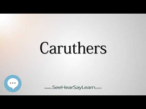 Caruthers (How to Pronounce Cities of the World)💬⭐🌍✅