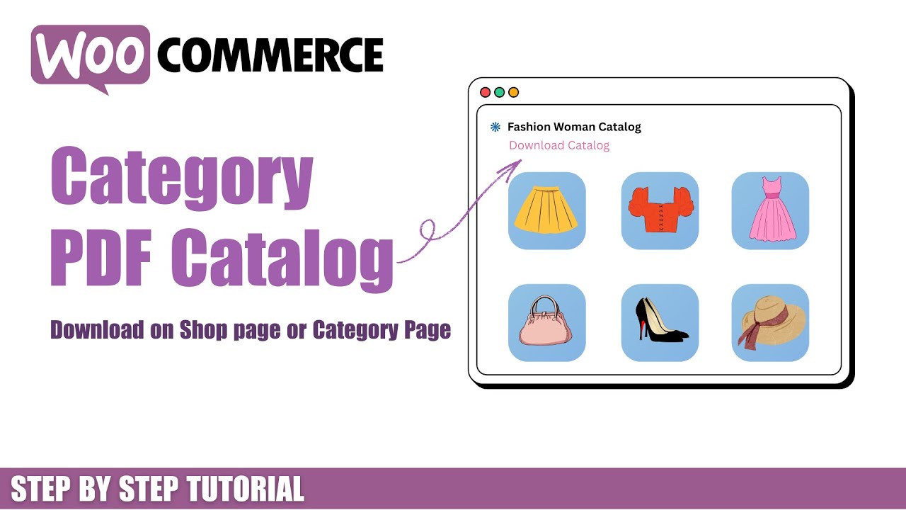 How to Create a PDF Product Catalog for WooCommerce Categories, Shop page