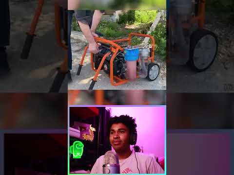 Man Makes A Water Powered Engine